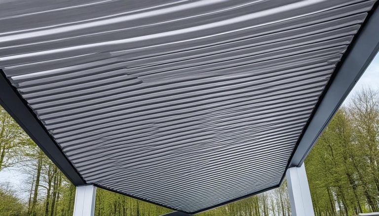 Overkapping Met Golfplaten Dak